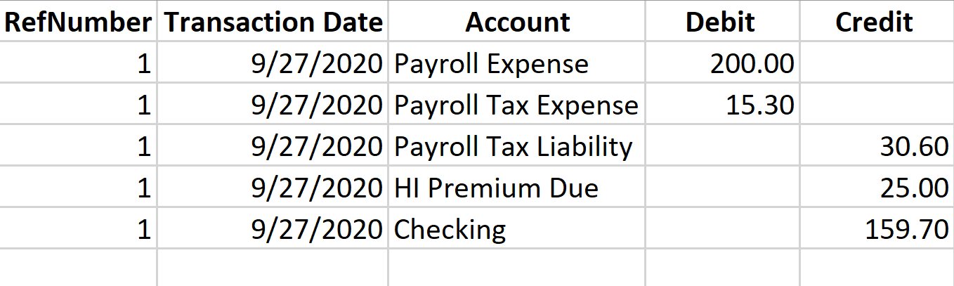 Import Payroll Journal Entry Into QB Desktop Transaction Pro Technical Support